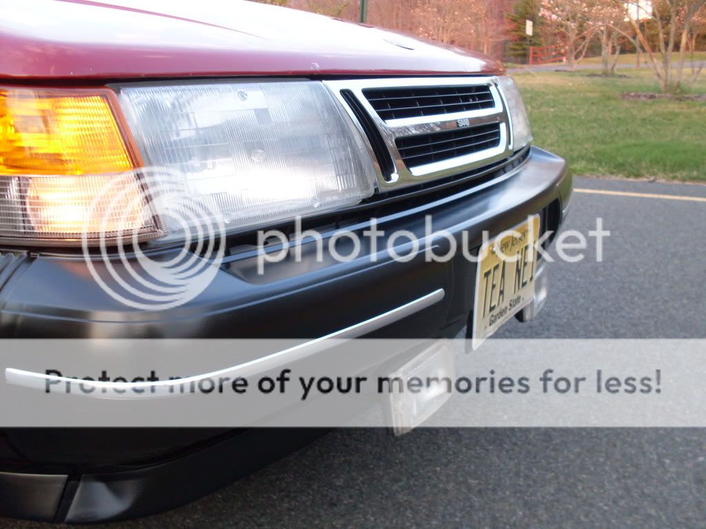 finished painting bumpers and replacing trim | SaabCentral Forums