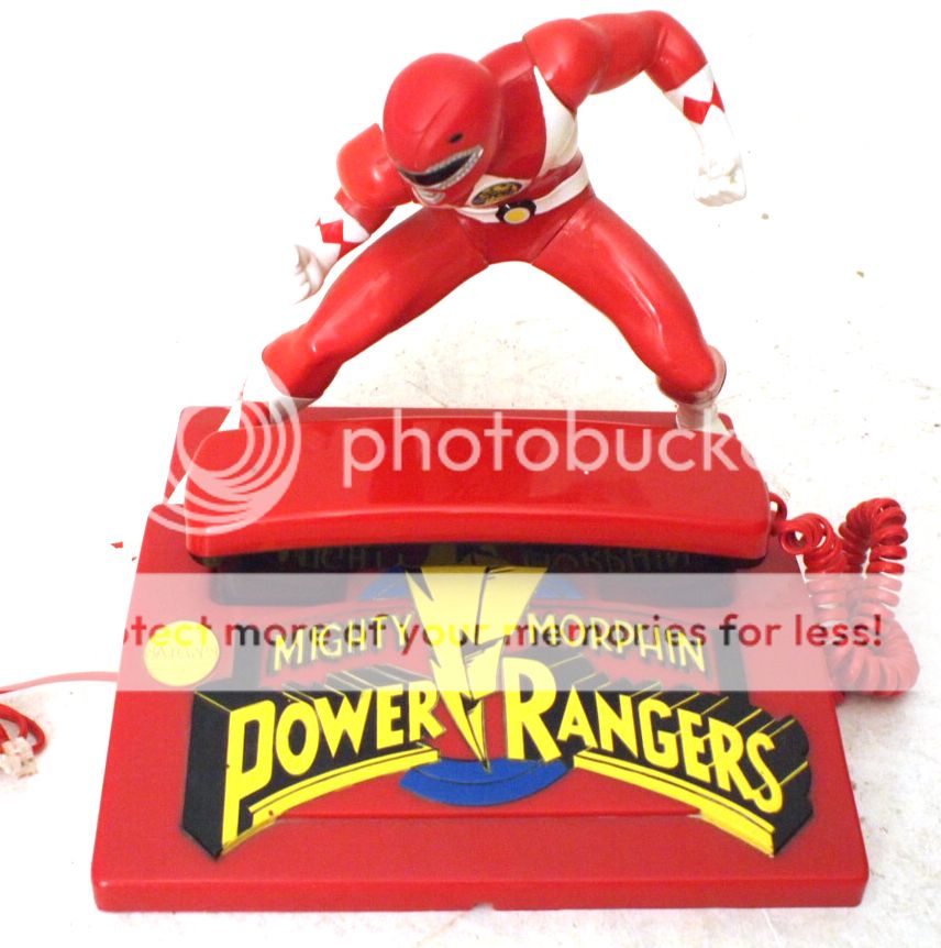 Vintage Power Rangers Telephone Retro Super Hero Phone | eBay